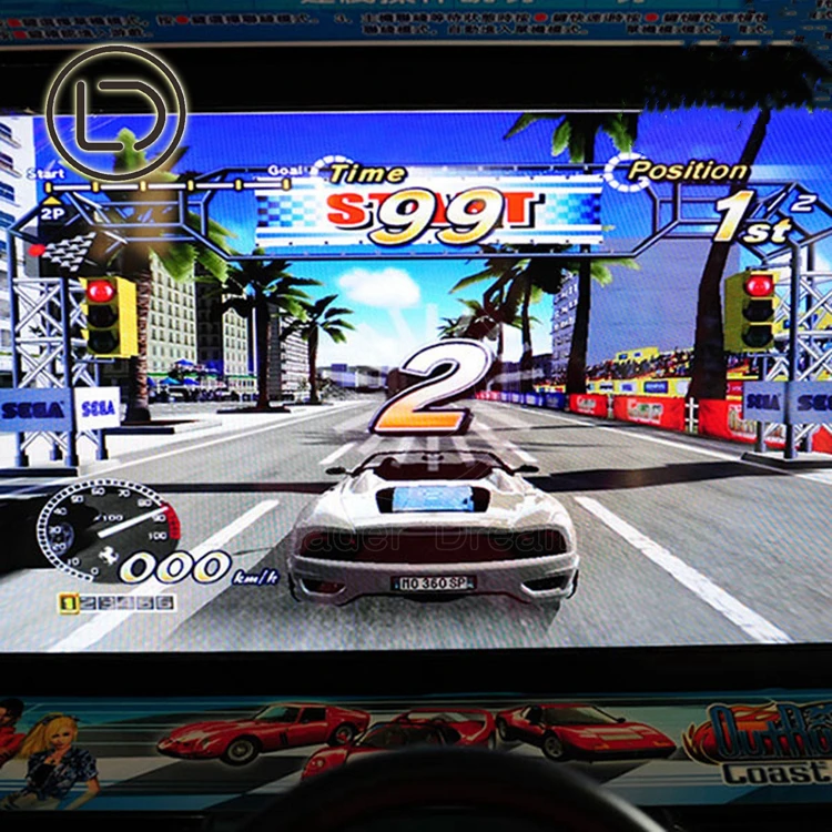 LeaderDream 32 Inch Screen Racing Simulator Outrun Racing Arcade Games ...