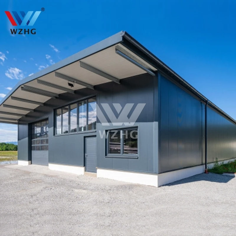 Coated Structural Galvanised Steel Square Tubeshed Warehouse Cattle ...