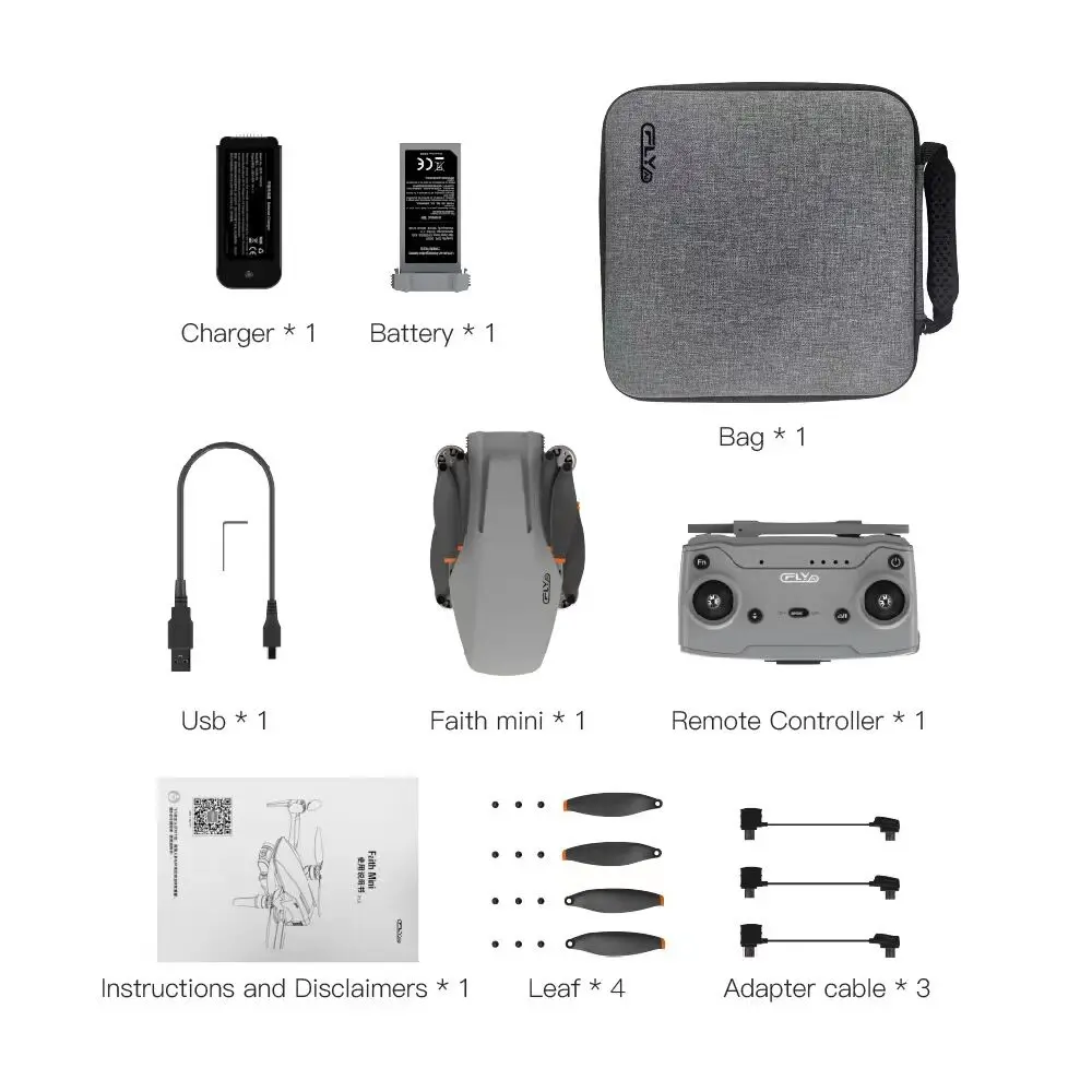 HOSHI C-Fly Faith Mini Drone - 4K Camera & 3-Axis Gimbal