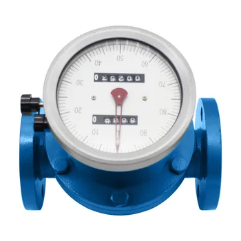 Oem Diesel Oval Gear Flow Meter Gasoline Crude Oil High Precision ...