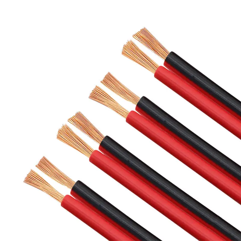 2 Core Led Rvb Cable Flexible Power Cord Wire 0.5mm 0.75mm 1.5mm Flat ...