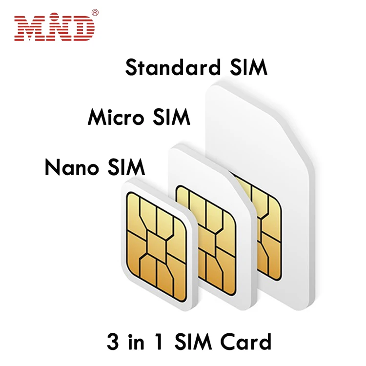 Customizable Programmable Blank FDD 2FF/3FF/4FF M2M SIM Card