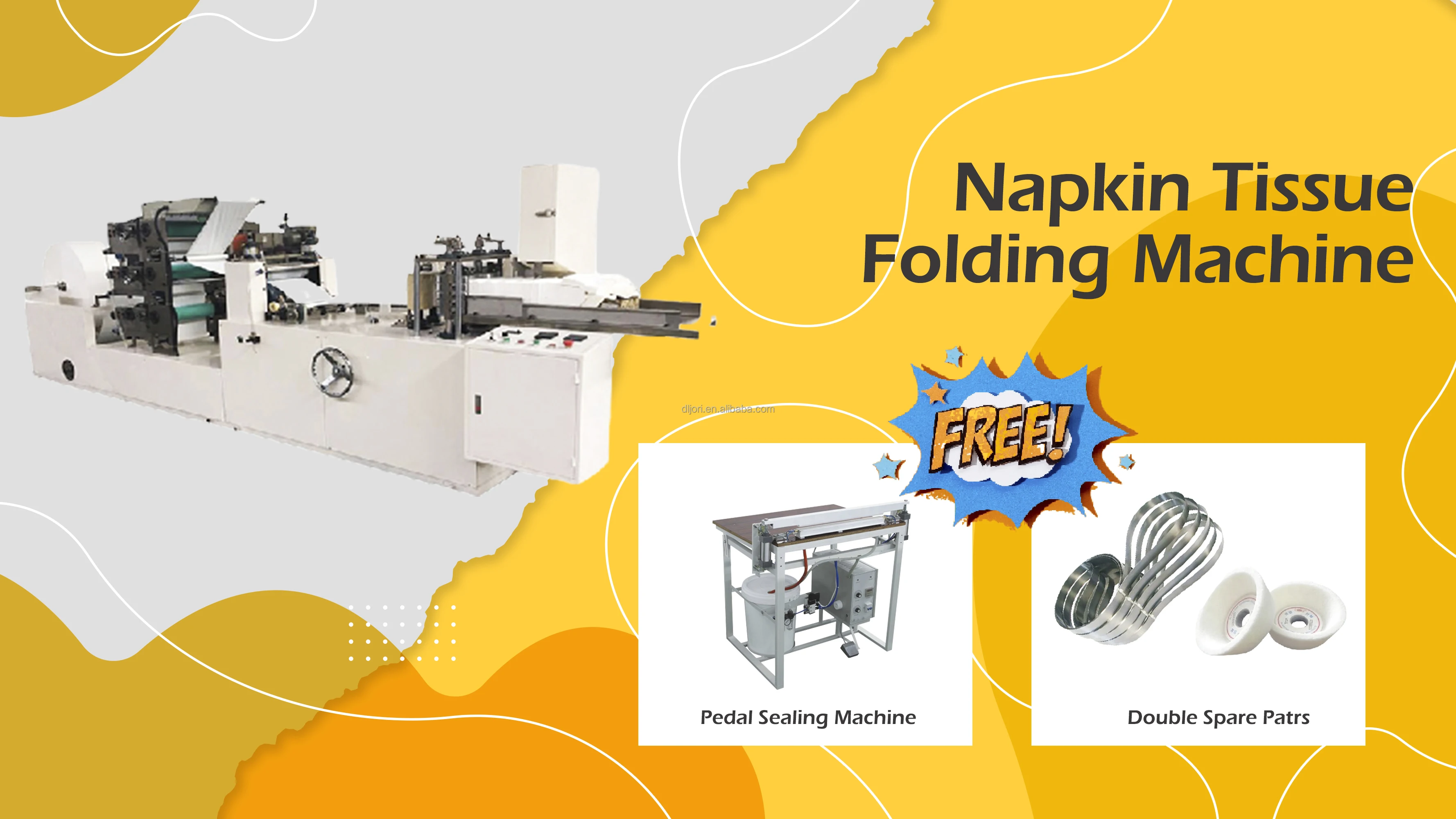 Tissue Paper Converting Machine Napkin Folding Embossing Machine ...