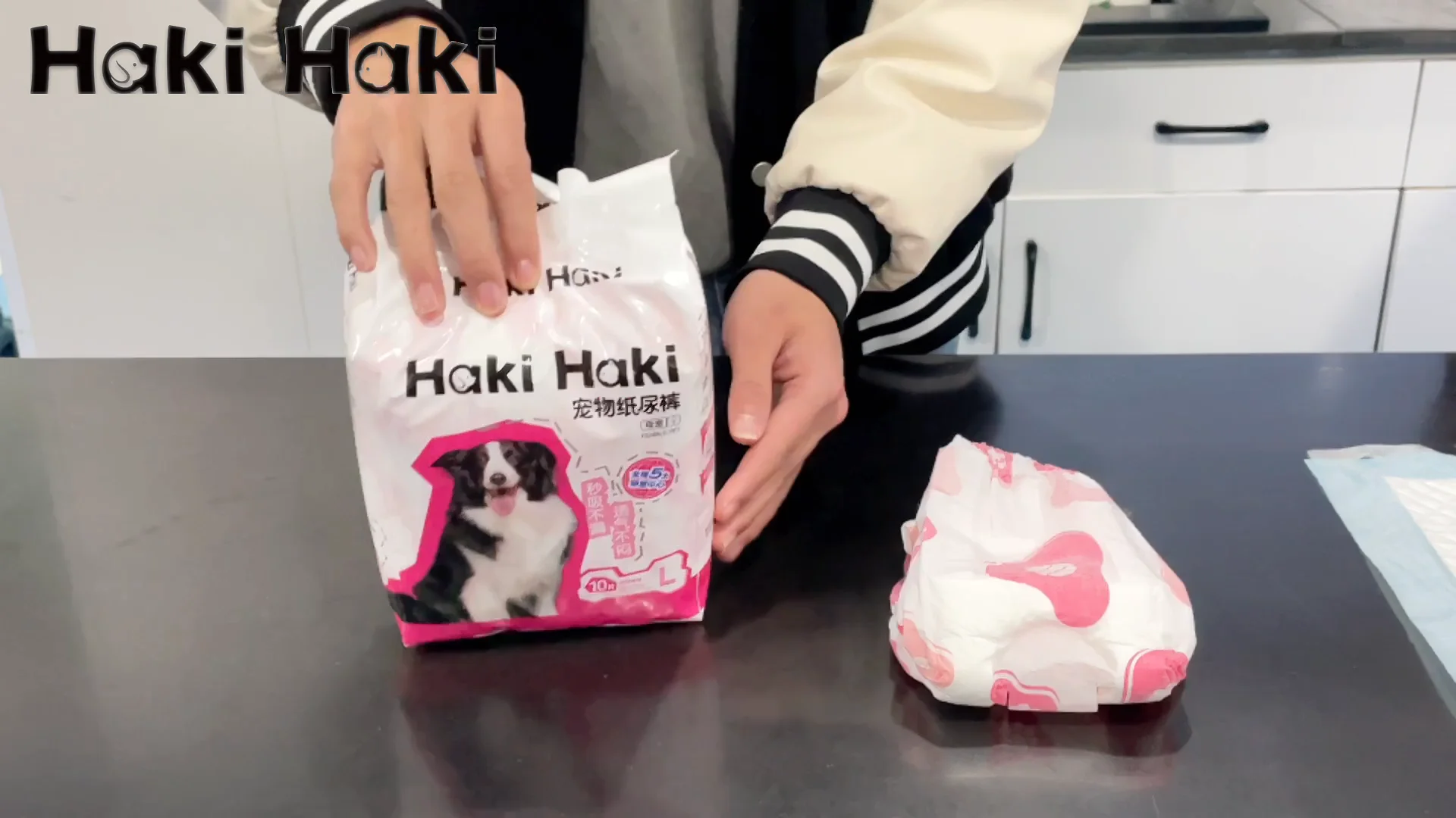 Haki Haki Disposable Pet Diaper For Dogs Female Dog Diapers - Buy ...