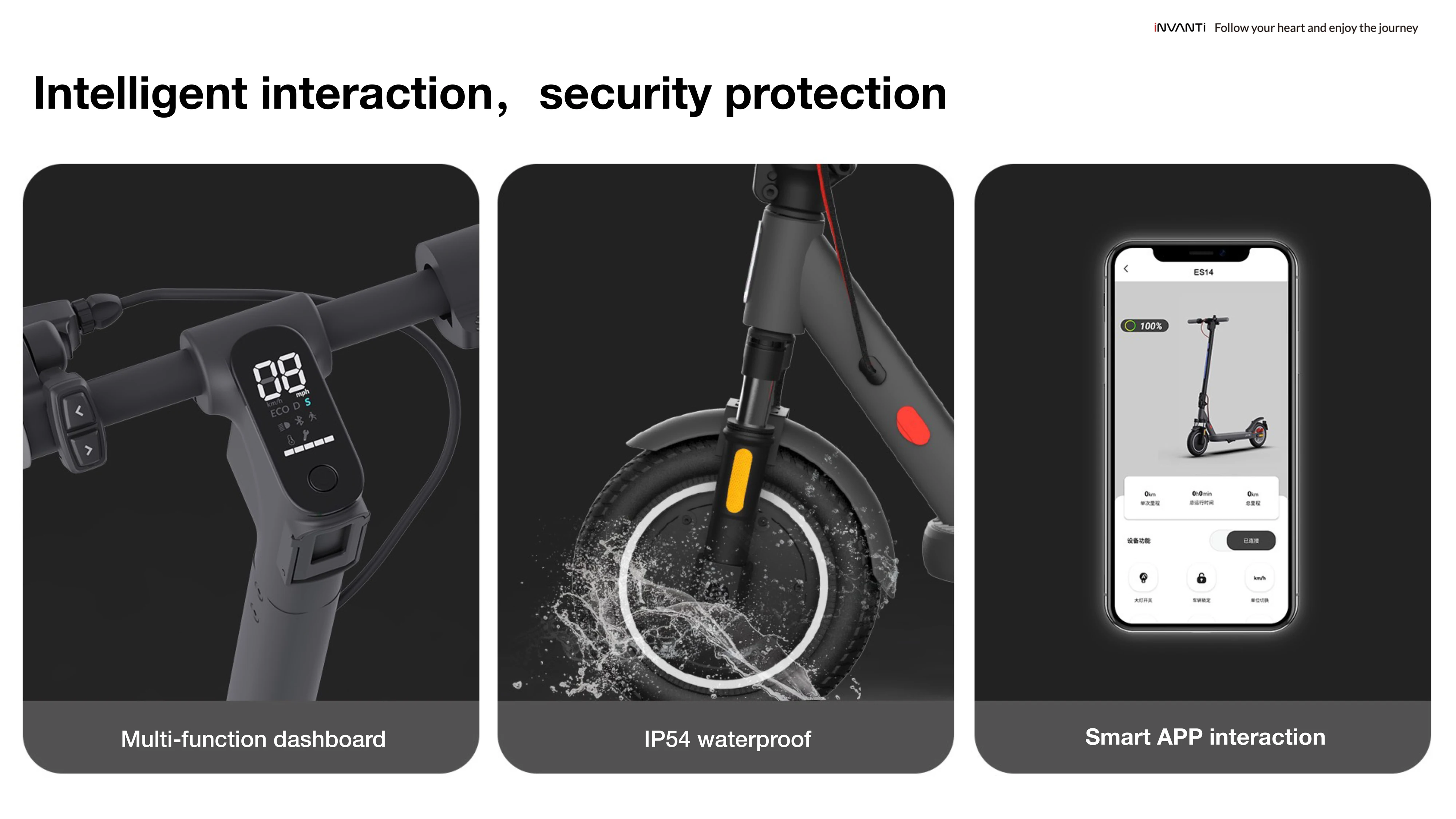 INVANTI Chargeable All Terrain Long Range Electric Scooters