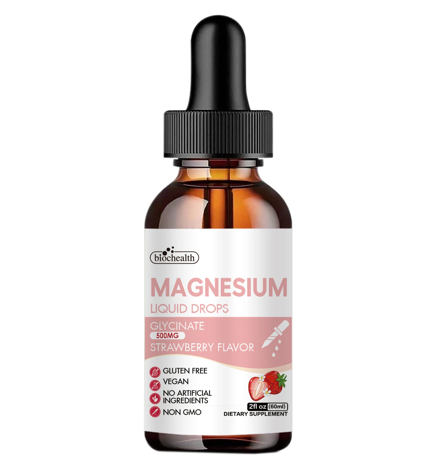 Biocaro Private Label Magnesium Glycinate Supplement Magnesium Liquid ...