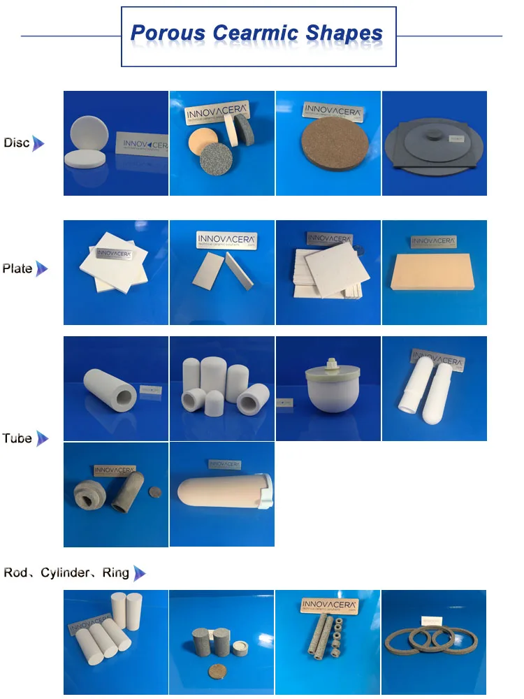 Alumina Al2o3 Micron Porous Ceramic Tube for Micro-Bubble Diffusers