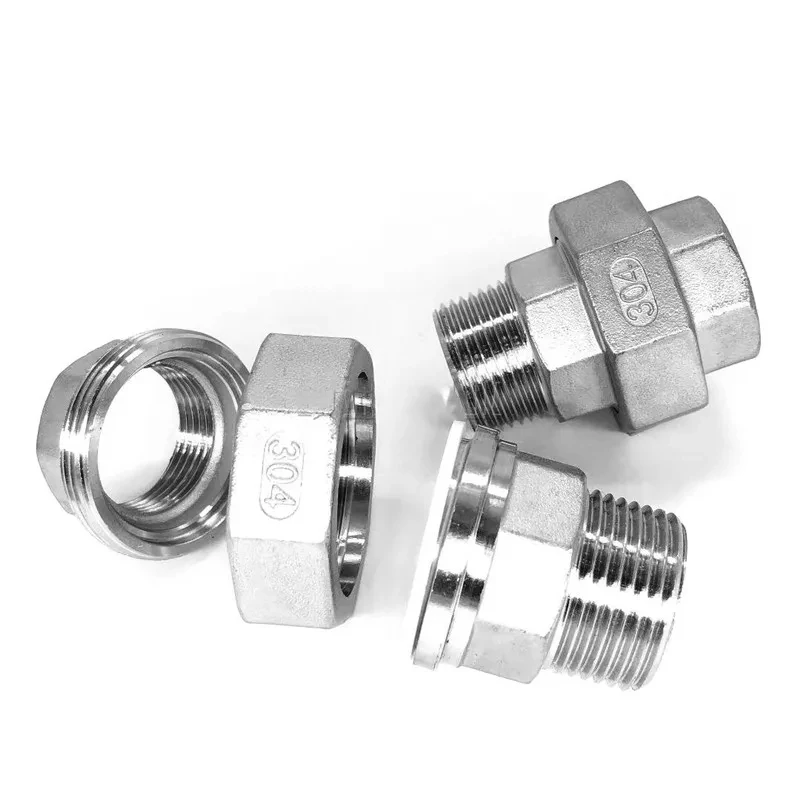 Industrial Stainless Steel 304 316l Female And Male Threaded Union Type ...