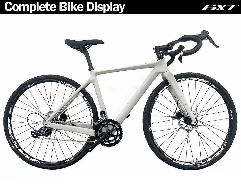 Carbon Gravel Bike Frame Fully Hidden Cable Carbon Frame Fork Thru Axle ...