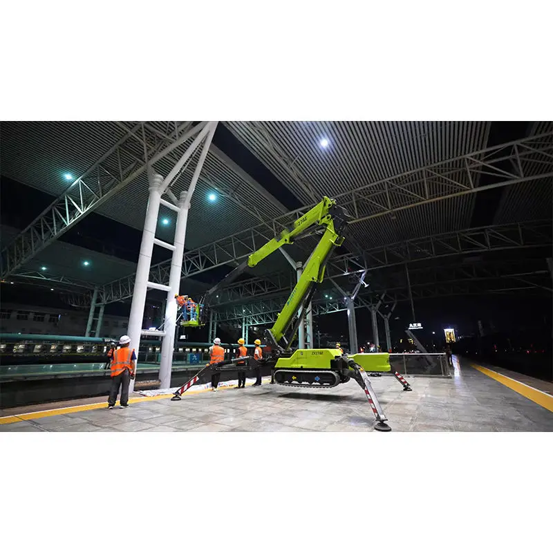 Famous Brand Crawler Spider Lift Cherry Picker Micro Lift New 27m ...