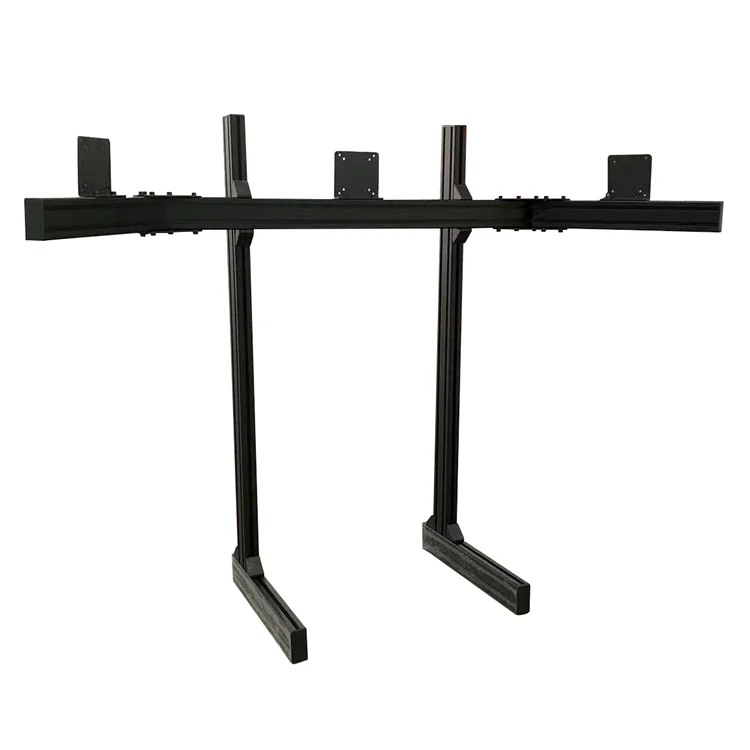 Aluminum Profile 4080 Triple Monitor Mount Stand - Customizable Hanger ...