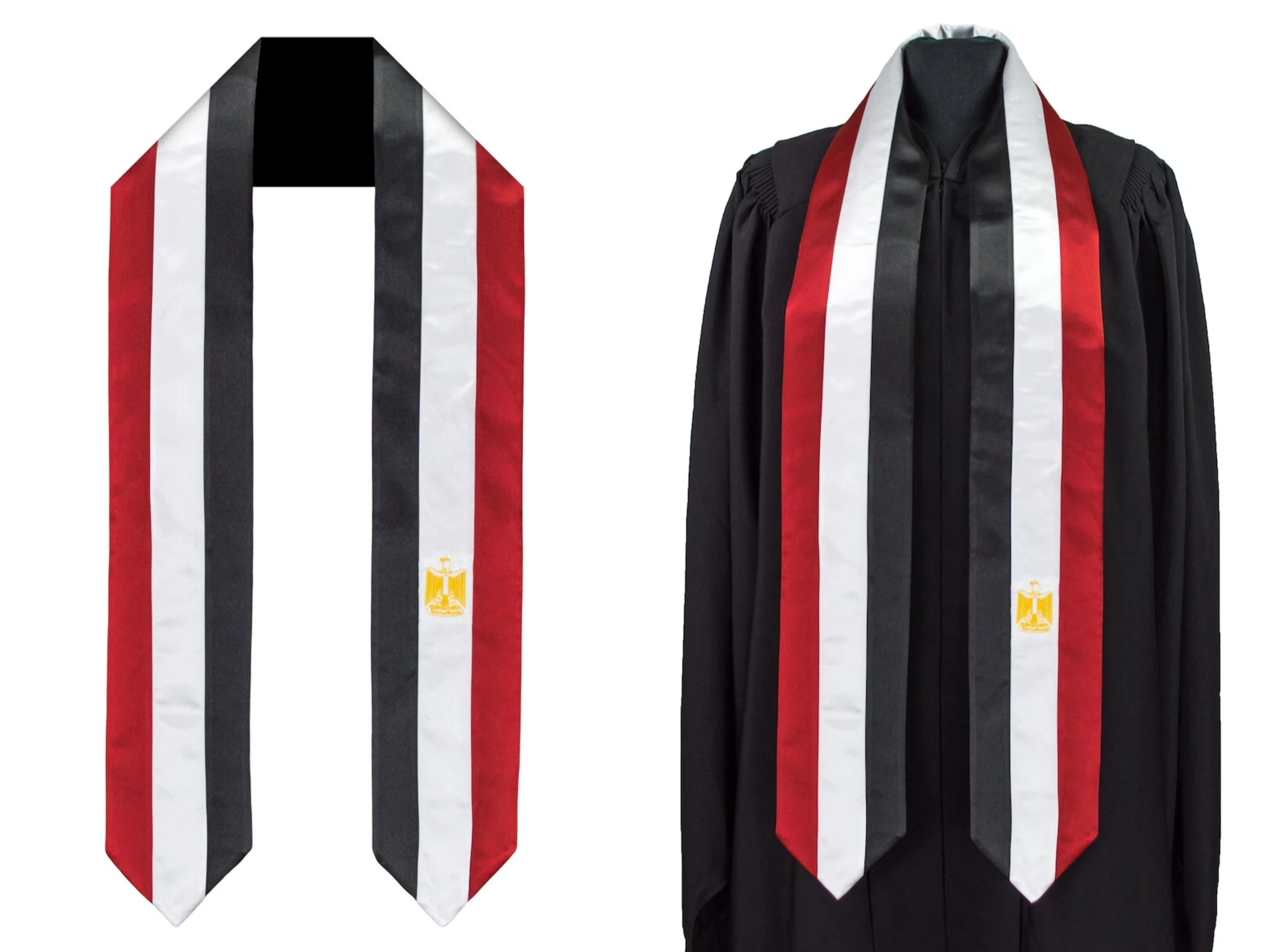 Custom 2024 Graduation Stole Sublimation High School Sash Polyester ...