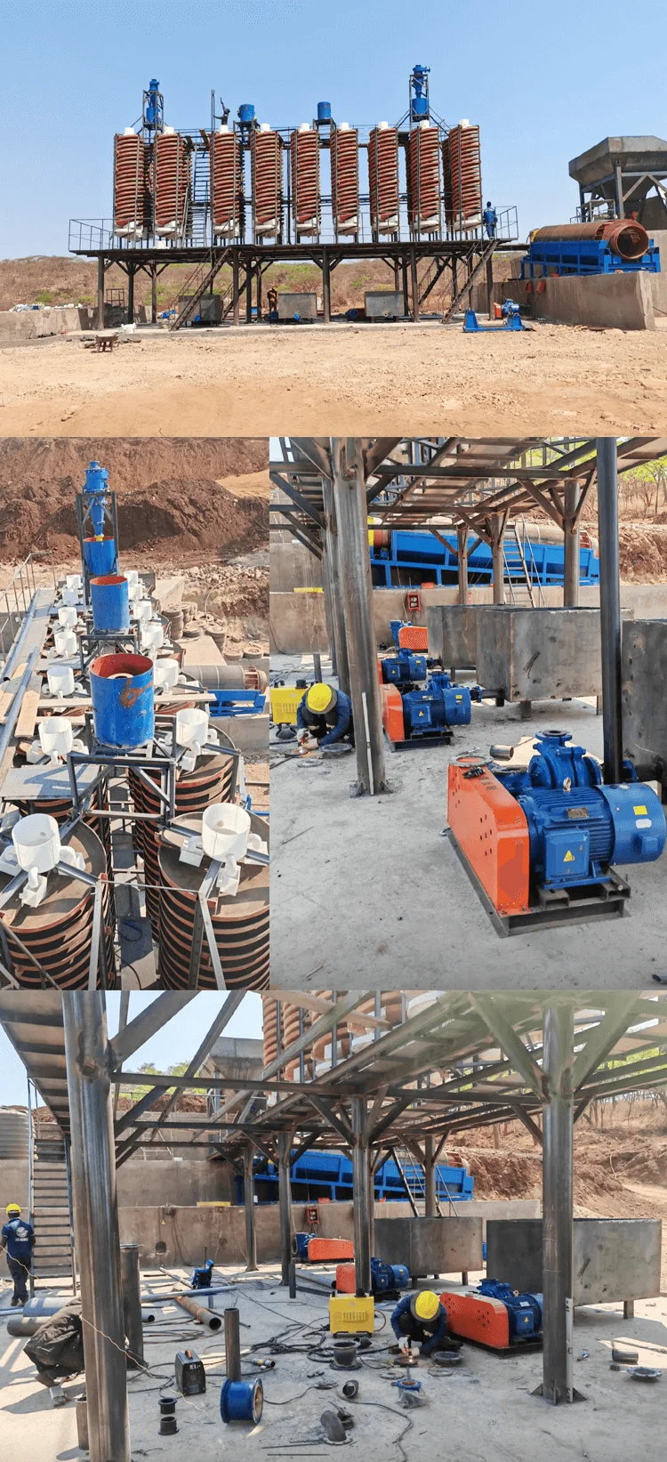 4-6tph 5II-1200 Gravity Chute Concentrator - Chromite Ore Separation ...