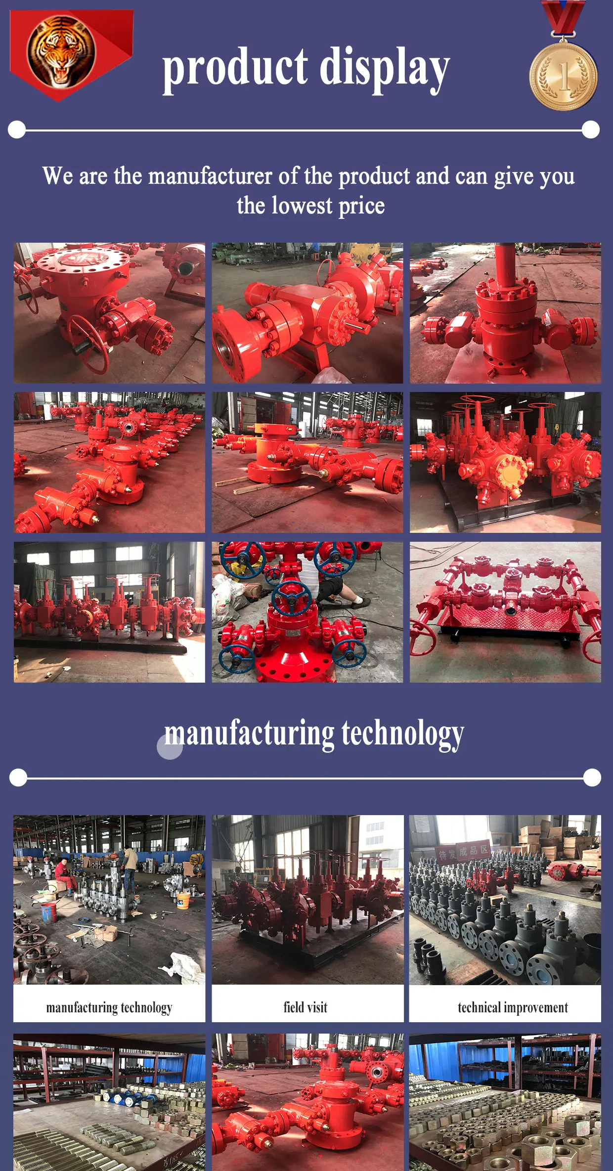 Tigerrig API 16A High Pressure 5000psi 7 1/16 21 1/4 Cameron Hydraulic ...