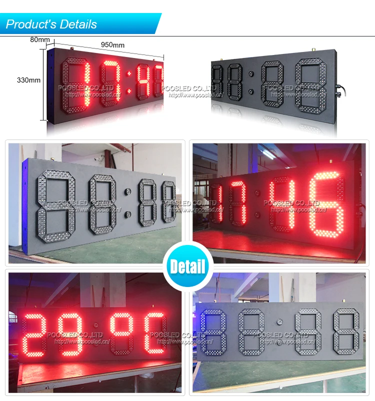 Large Outdoor Led Digital Clock at Viola Lynch blog