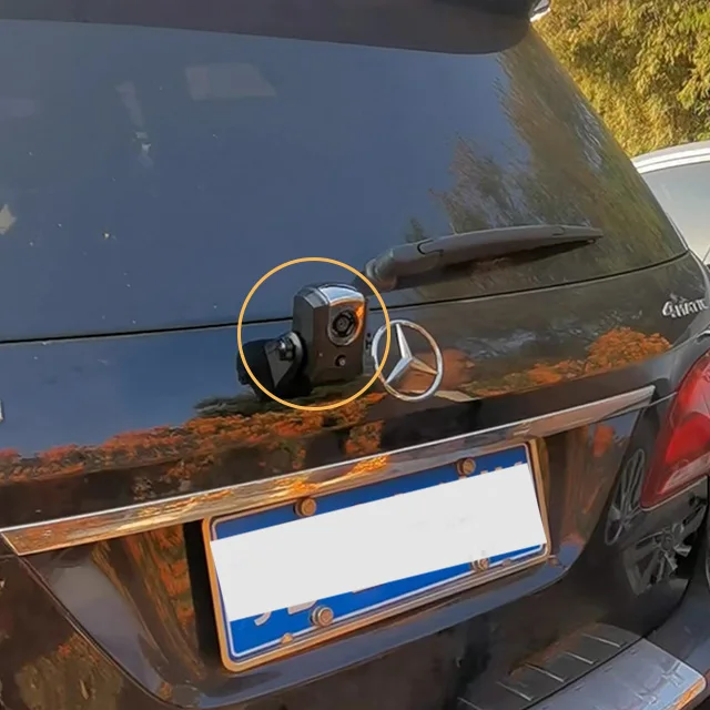 Wi-fi Solar Panel 100m Front Rear View Camera Wireless Car Camera For ...