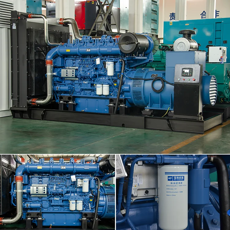 Electric Power Plant 1000kva Gensets diesel 800 kw 1mva China Brand ...