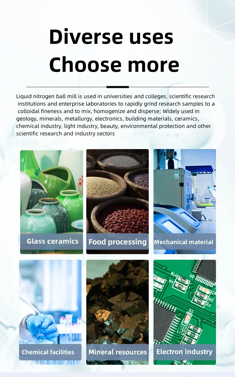 MITR Cryogenic Planetary Ball Mill - Ultra Low Temperature Grinding
