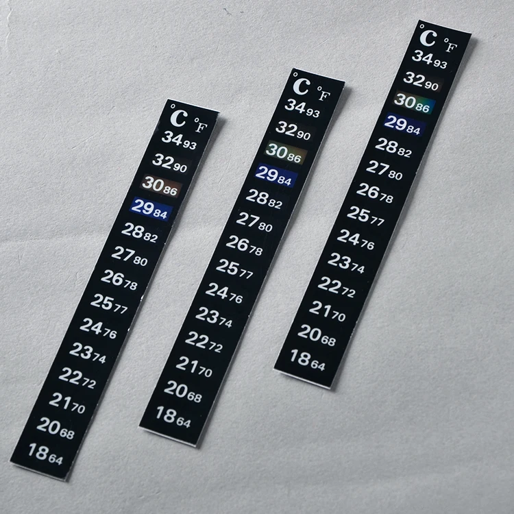 Liquid Crystal LCD Aquarium Adhesive Fish Tank Thermometer Strips