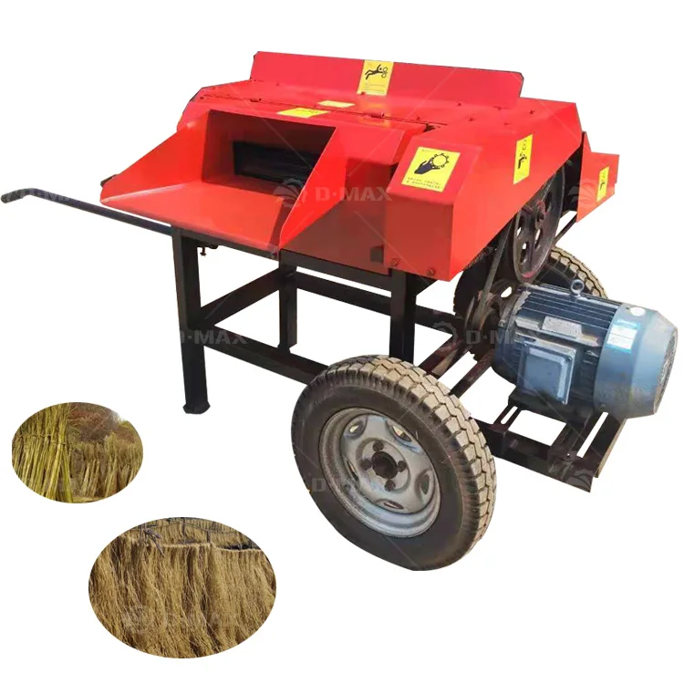 Farm Use Fibre Strip Extracting Machine Hemp Peeling Machine Kenaf ...