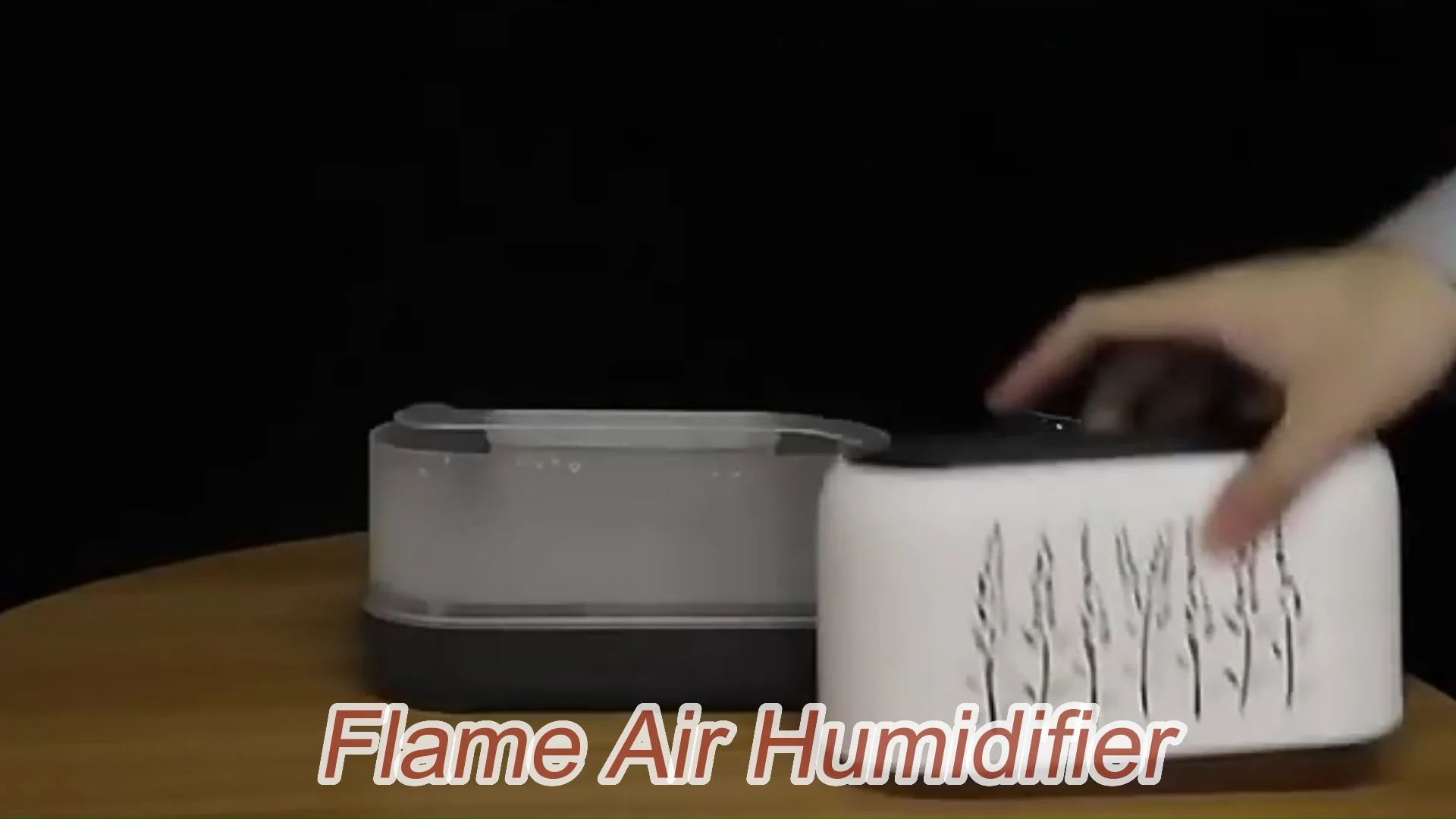 Home Fragrant Aroma Diffuser Air Humidifier 200ml Fire Flame ...