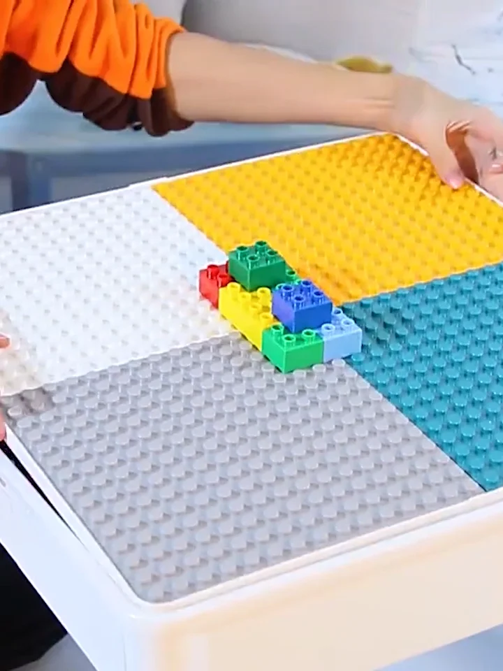 Kids Leaning Multifunction Building Block Table,Educational Leaning ...