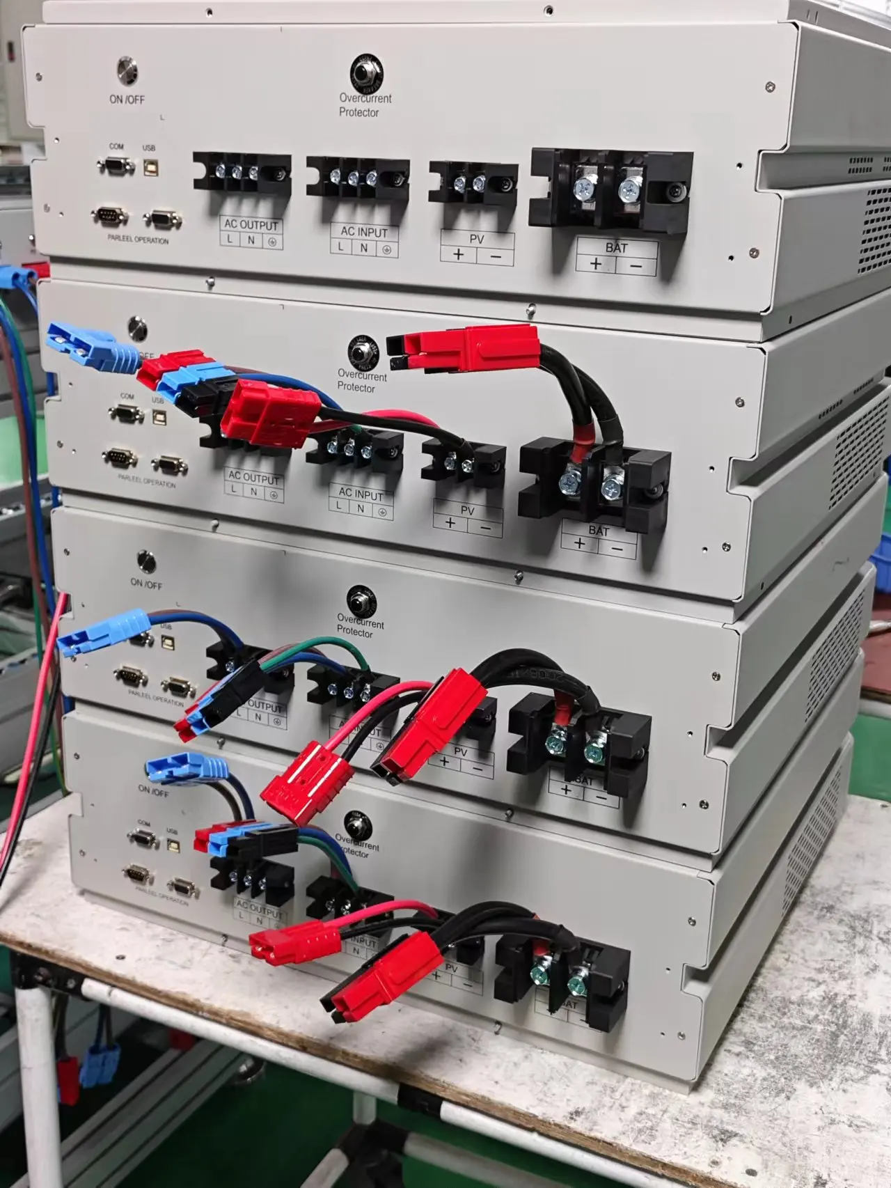 5kw Hybride 220v 110v Multi Parallel Connection Stacking Type All In ...