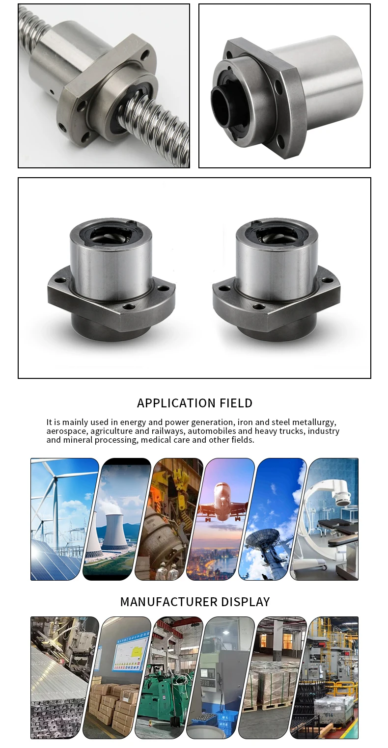 Custom Stainless Steel Ball Screw Nut Sfe1616 2020 2040 2525 3232 4040 ...