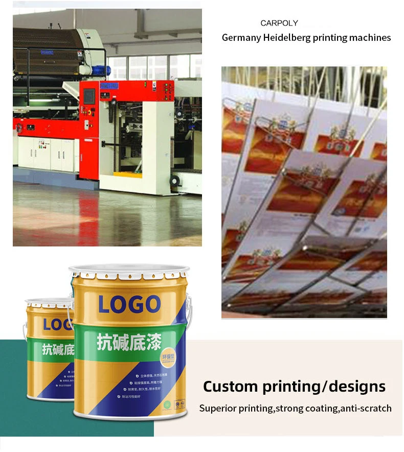 10 Liters Iron Bucket Pail Barrel Drum For Paint/ Ink/ Solvent ...