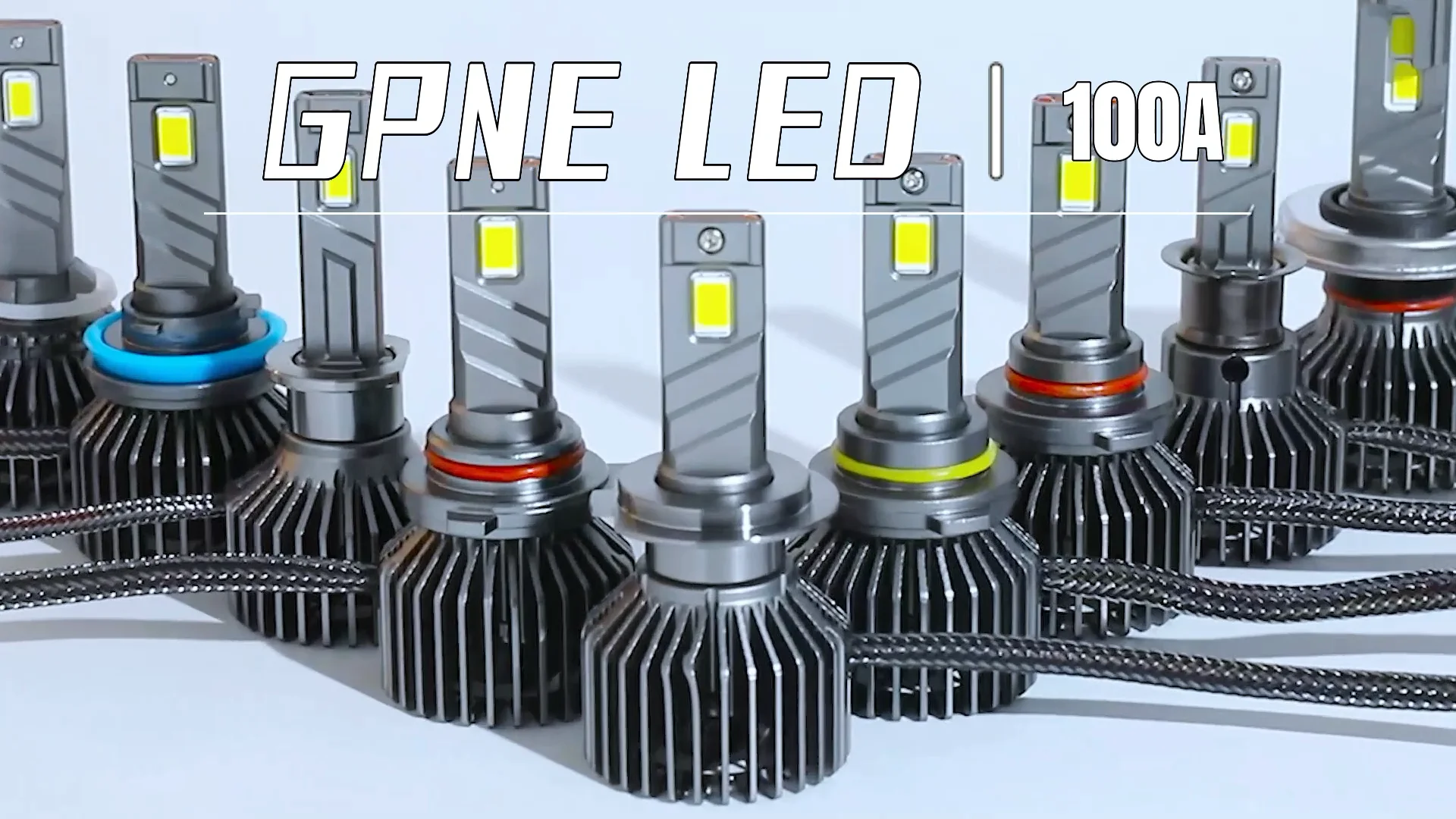 Gpne 100a 100w 6000k Car Head Lights Bulb 360 H4 Led Headlight For Car ...