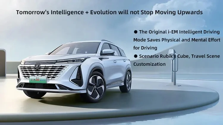 2023 Chinese Car Changan Cs75 Plus Cs75plus Idd Hibrid Phev Electric Ev Cars Fast Electric Car ...