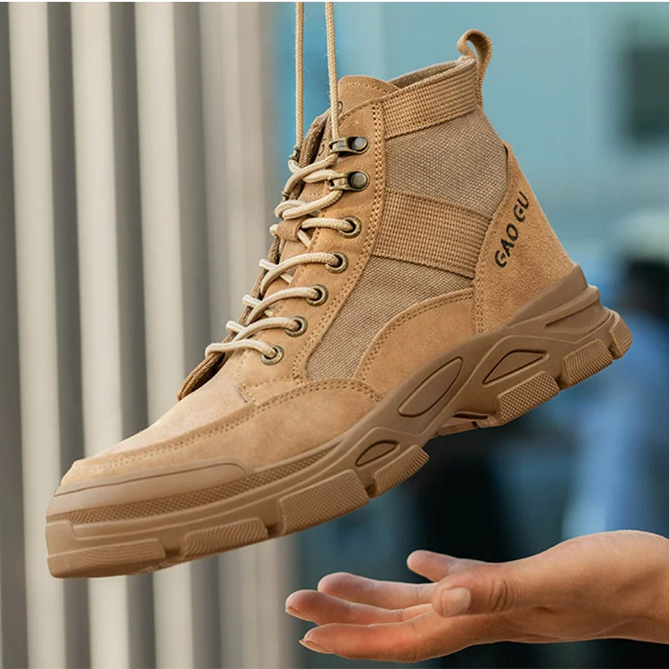 Dust Resistant Cerebral Cortex Boots For Men Mens Labor Insurance Steel ...