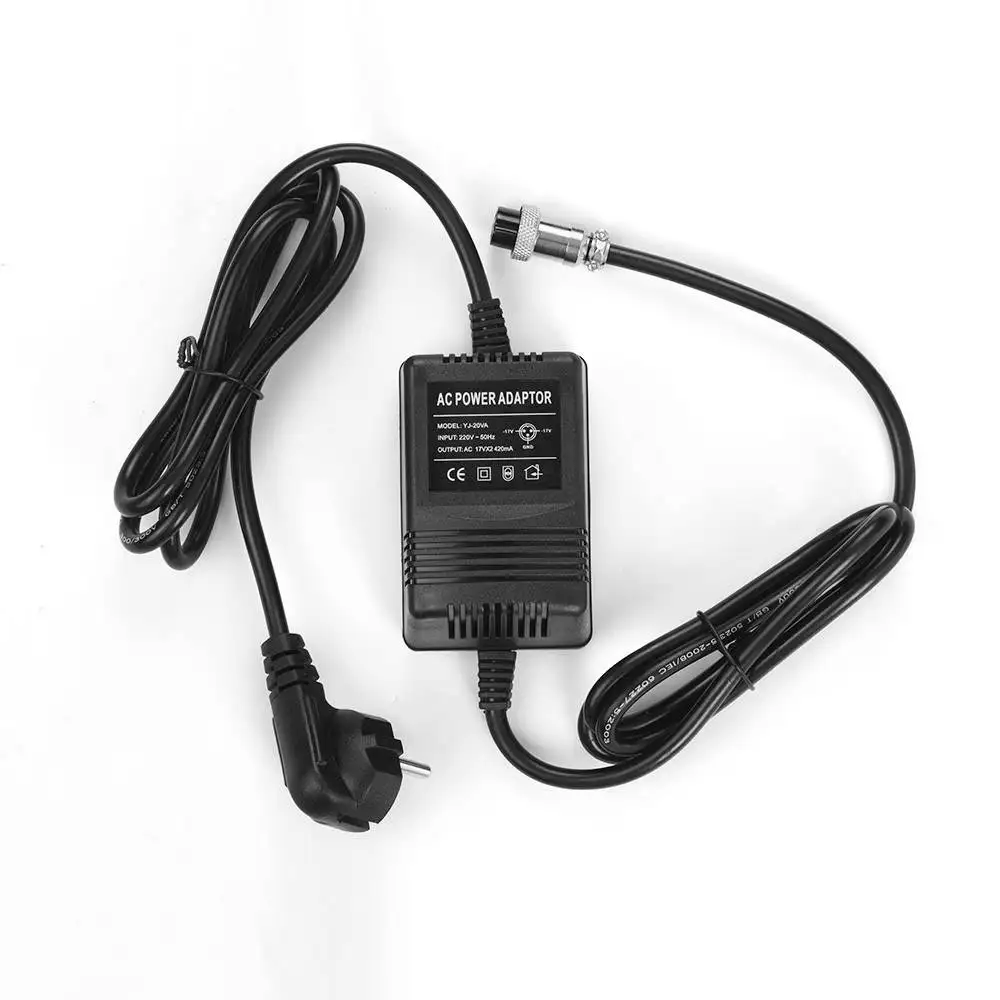 AC Power Adapter for Audio Mixer - 17V 420ma EU Plug