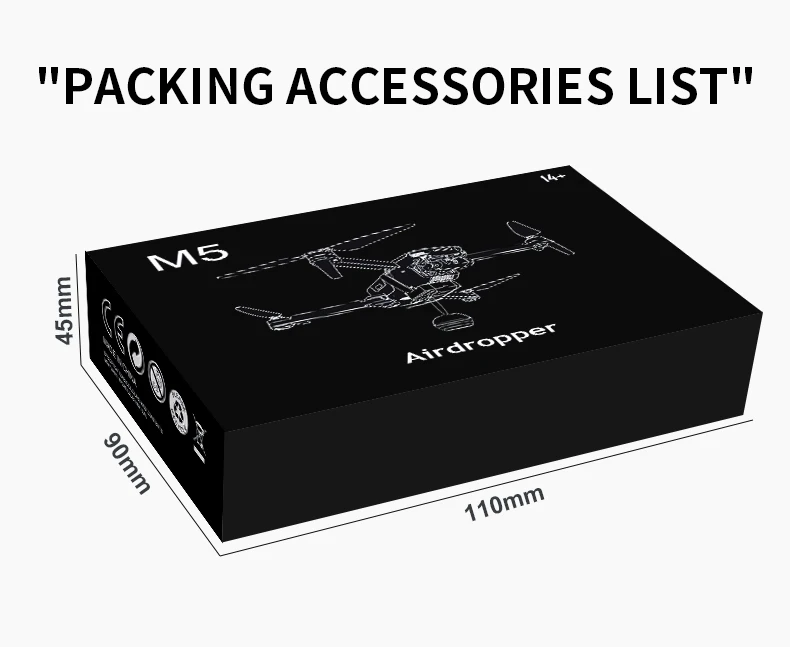 2023 M5 Drone Air Dropper Throw Device Drone Dropping System 2.4g Remote Control 100m Drop Mount ...