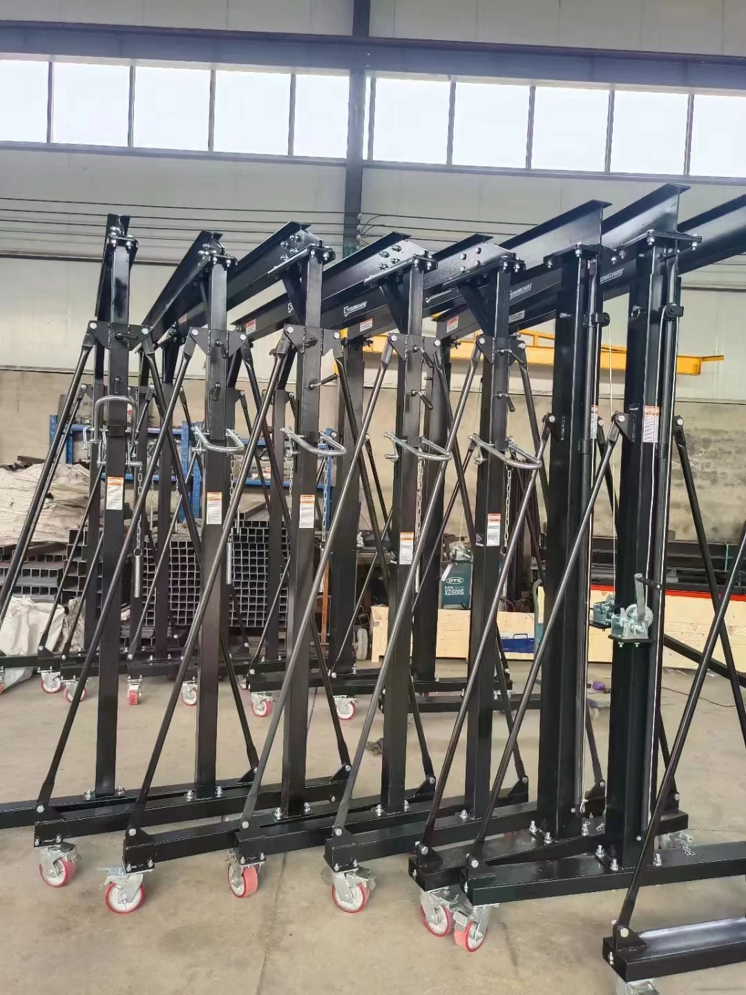 1 Ton 2 Ton a Frame Steel Movable Mobile Lifting Workshop Gantry Crane ...