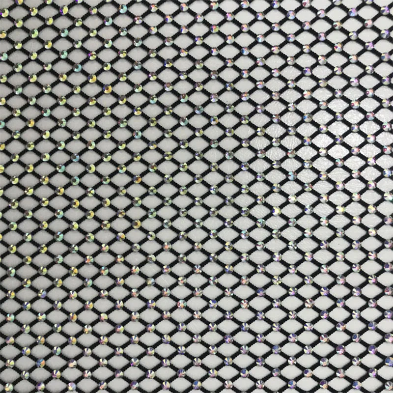 Shinny Glitter Rhinestone Fabric - Perfect for Dress Bling