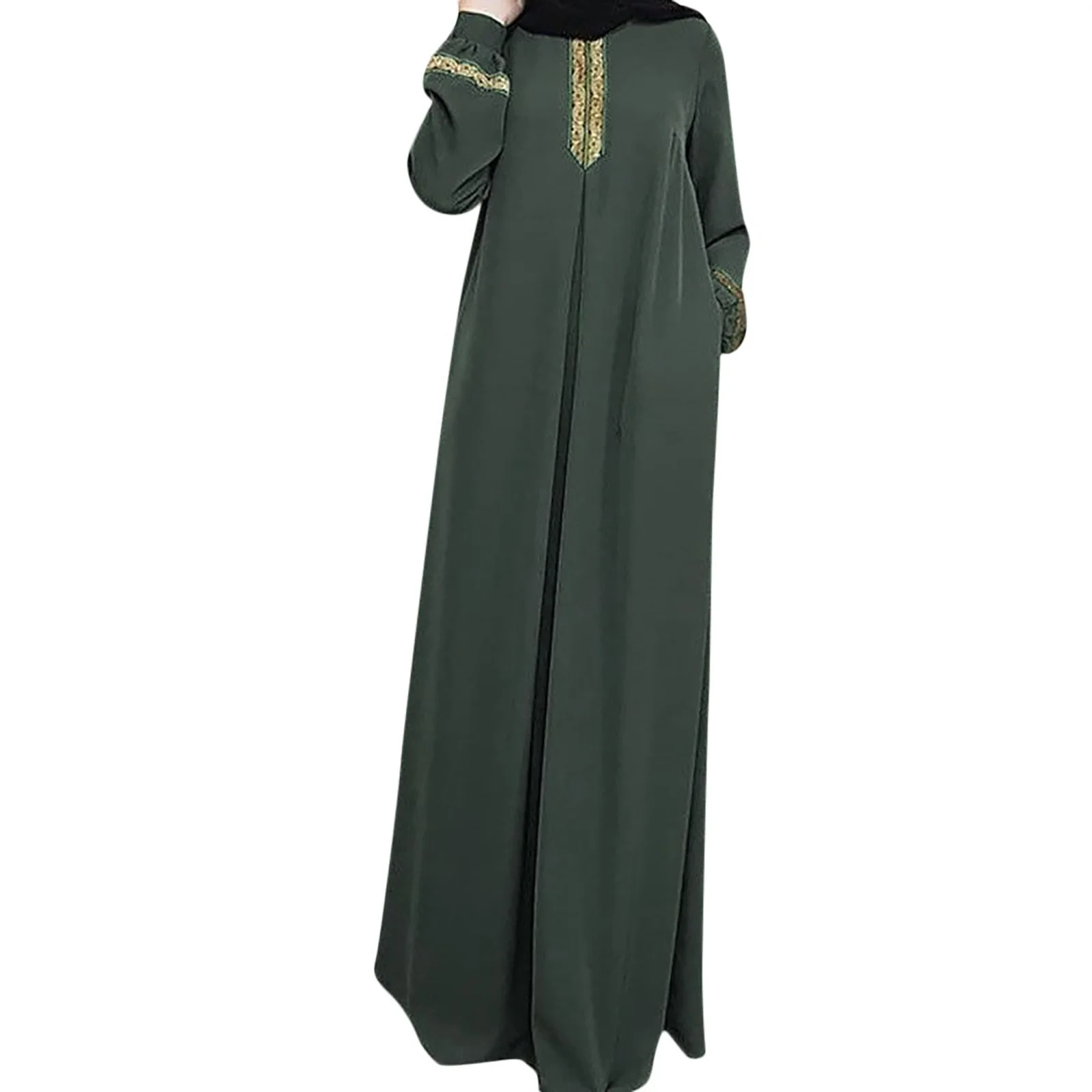 Alibaba.com: PROMISTAR Women's Ethnic Style Loose Long Skirt, Plus Size ...