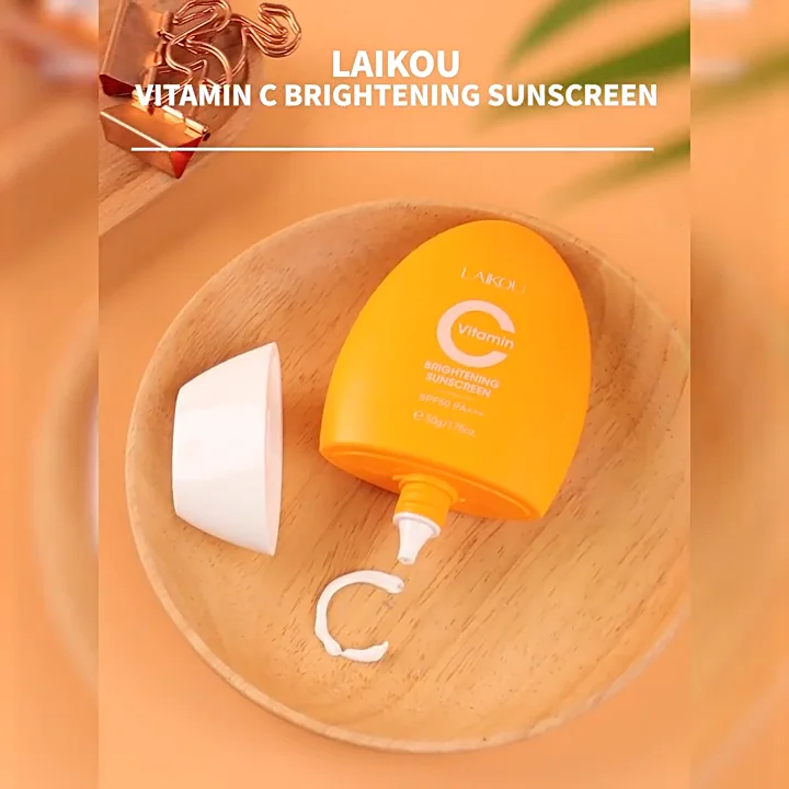 Laikou Natural Skin Protection Brightening Vitamin C Whitening Sunblock ...