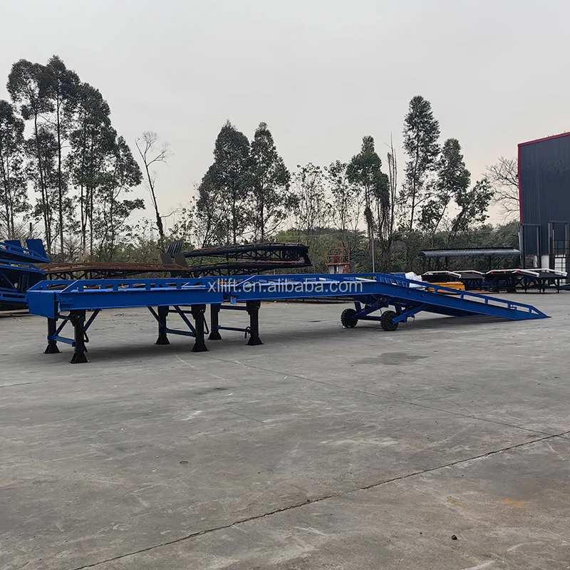 Mobile Forklift Adjustable Ramp - 10t Container Loading Machine