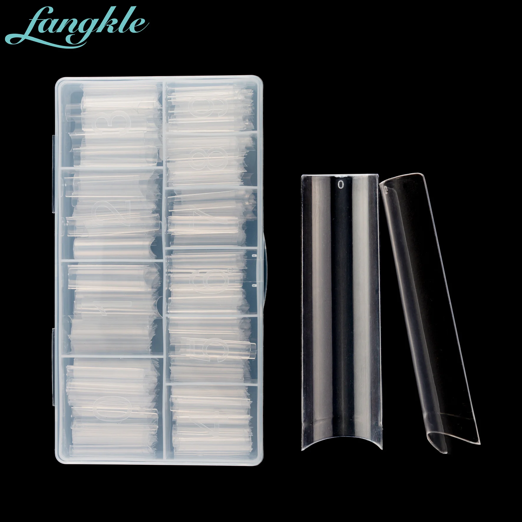 Wholesale Nail Supplies 12sizes Extra Long Gel Nail Tips 240tips French ...