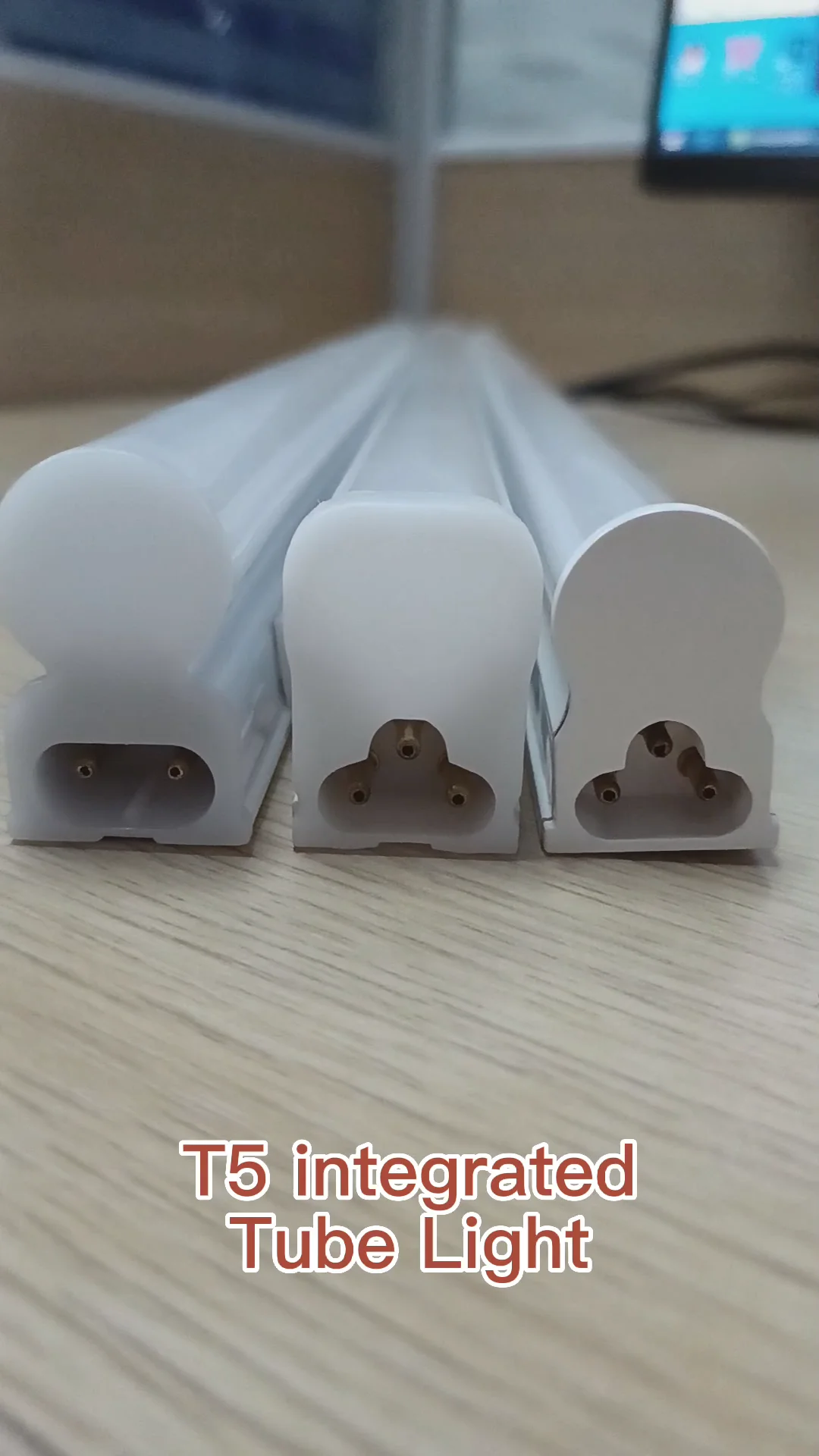 Indoor Plastic Led T5 Lighting Fixture Integrated Linkable Led T5 Tube ...