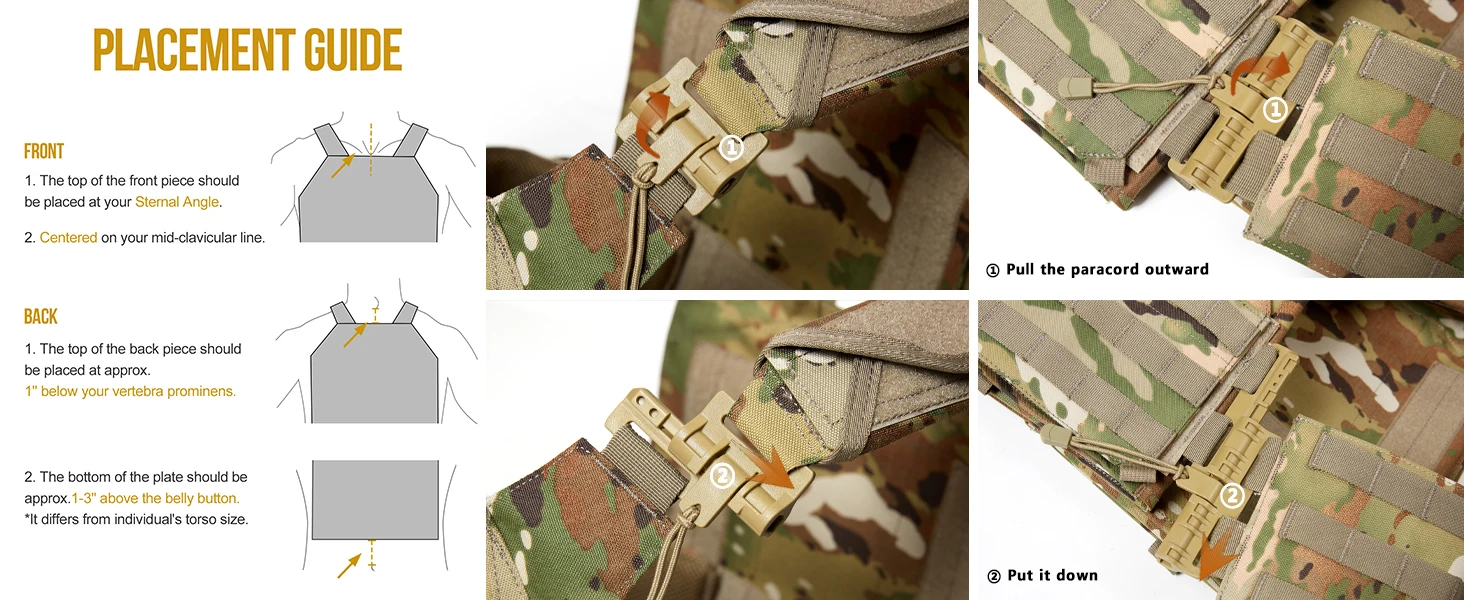 Ocp Camouflage Modular Tactical Vest System Compatible Quick Release ...