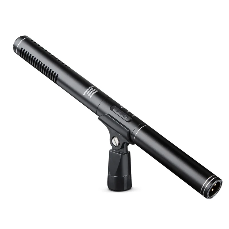 Professional Shotgun Interview Microphone Directional Condenser Mic For ...