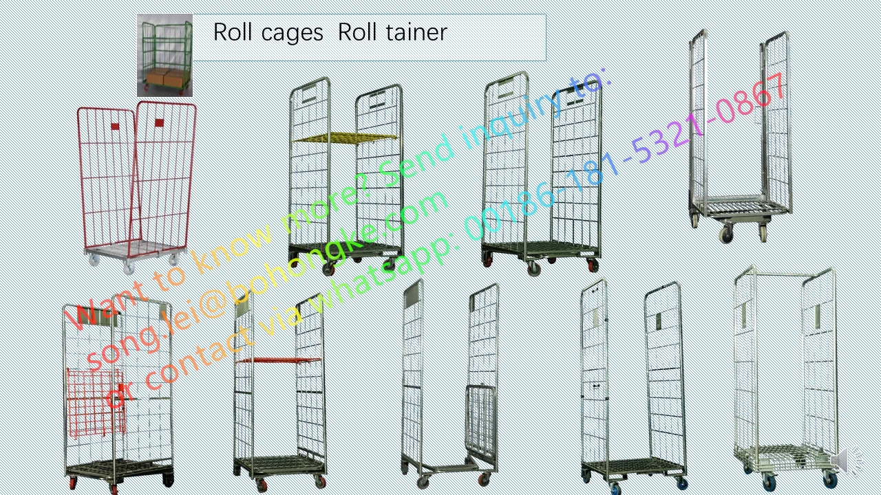 Bhk25 A23 Two-sided Opening Trolley Cart Custom Design Stillage Trolley ...