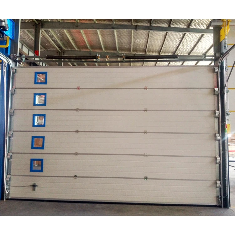 Pabrik Vertikal Sectional Industri Mengangkat Pintu Industri Overhead ...