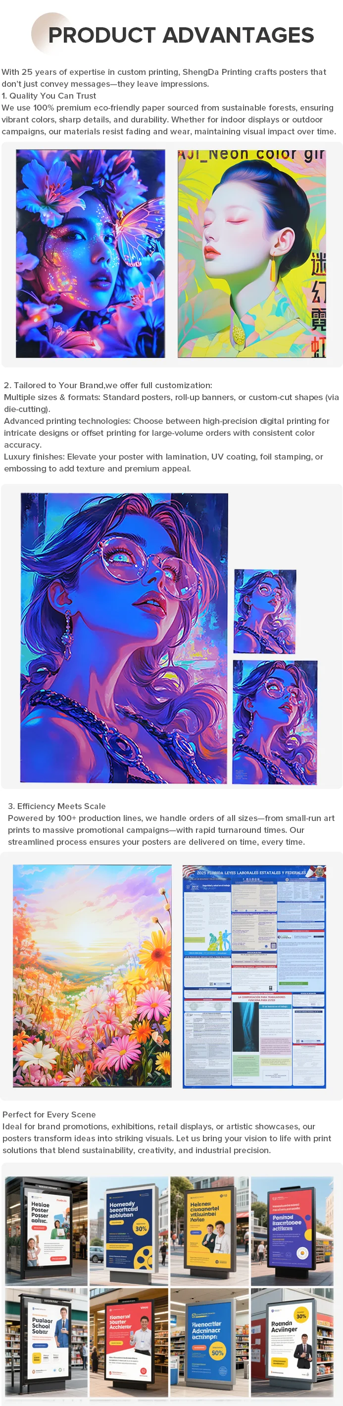 Customized Extra-Large Posters for Festivals - Digital Printing