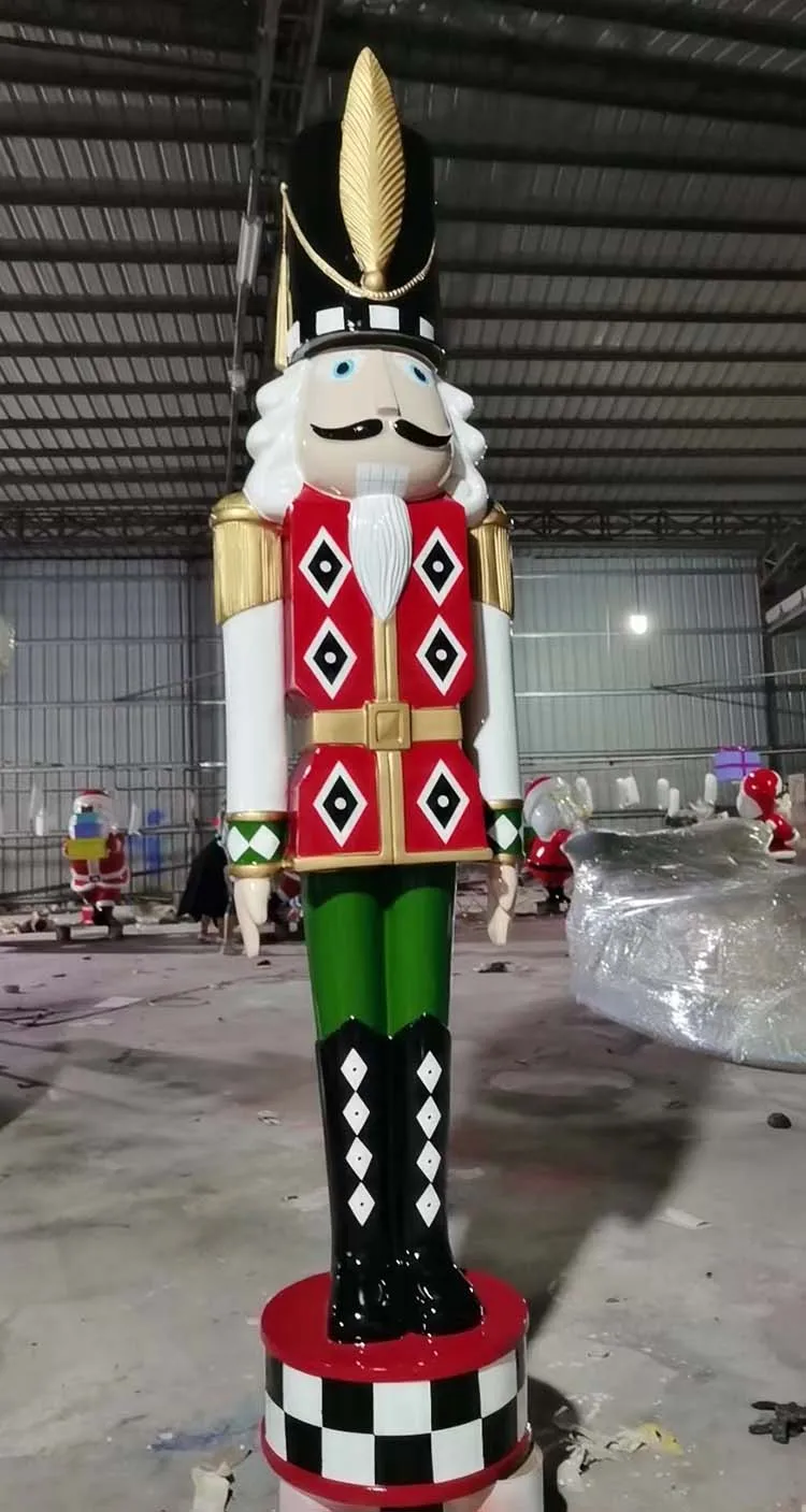 Large Life Size Nutcracker Soldier Statue Resin Fiberglass Sculpture ...