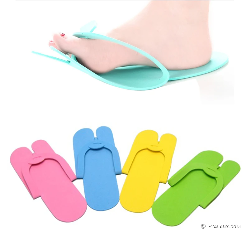 Beauty Salon Foam Eva Pedicure Slippers Flip Flop Disposable Custom ...