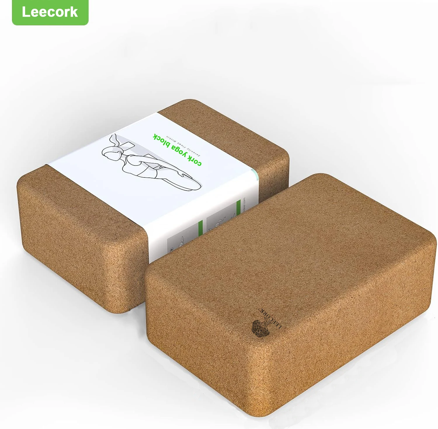 LEECORK Yoga Bricks - Eco-Friendly, Durable, and Customizable