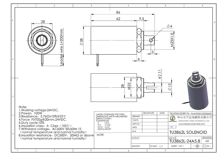 Push Pull Tubular Solenoids - Efficient 12V/24V Solutions